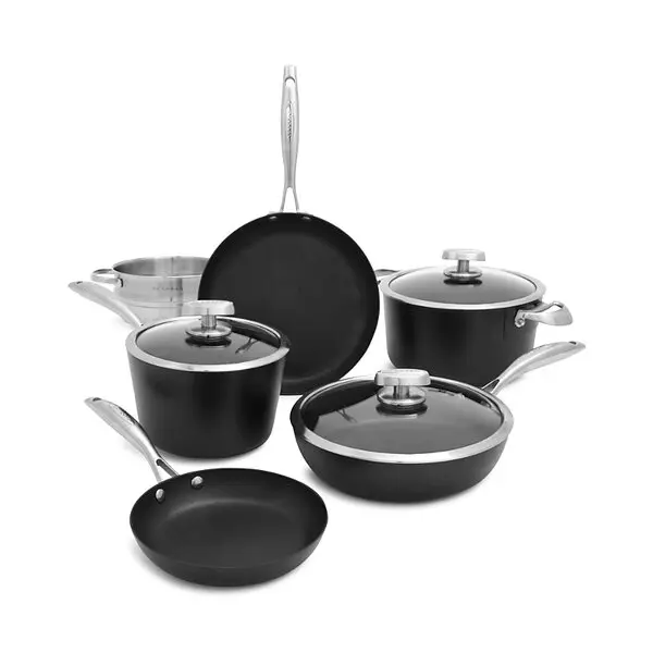 SCANPAN Pro Iq 9-piece Cookware Set - Black