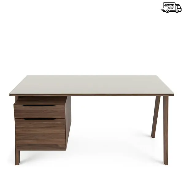 HUPPE Howard Desk - Light Natural Walnut