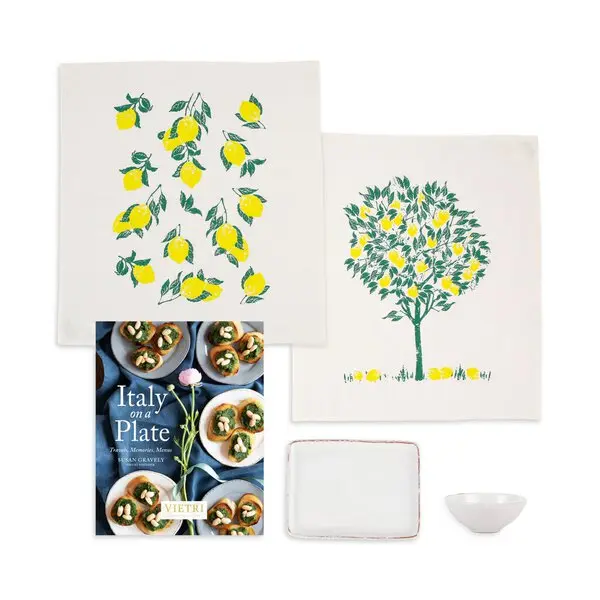 VIETRI Italy On A Plate: Travels, Memories, Menus Cookbook