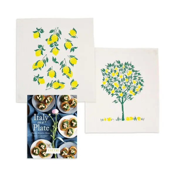 VIETRI Italy On A Plate: Travels, Memories, Menus Cookbook