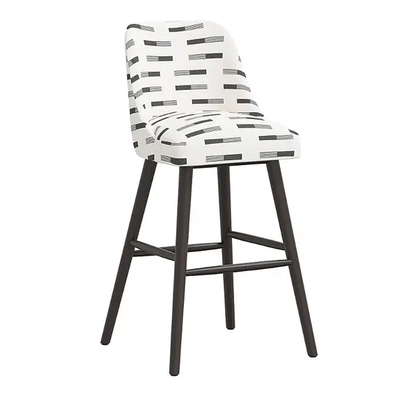 SKYLINE FURNITURE Sparrow & Wren Anita Bar Stool - Nigel Charcoal