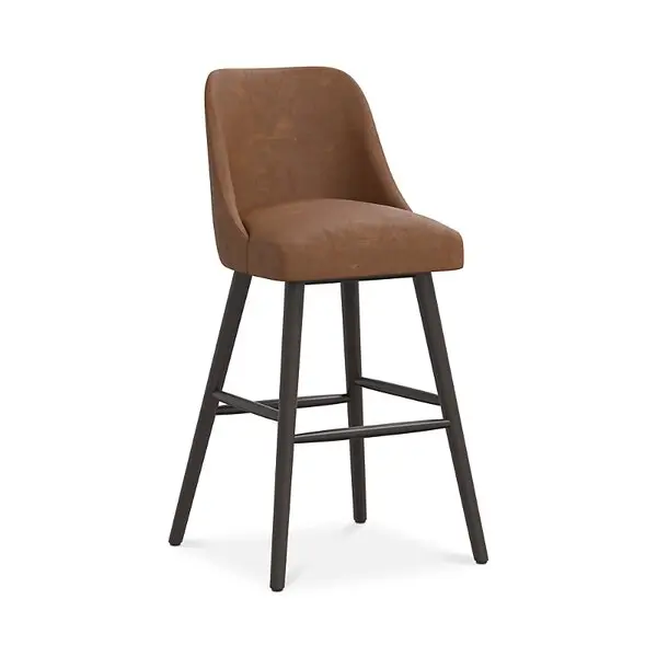 SKYLINE FURNITURE Sparrow & Wren Anita Bar Stool - Sonoran Saddle Brown