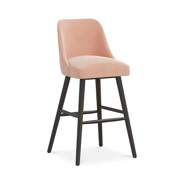 SKYLINE FURNITURE Sparrow & Wren Anita Bar Stool - Titan Pink Champagne