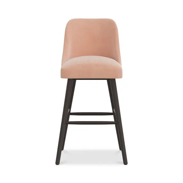 SKYLINE FURNITURE Sparrow & Wren Anita Bar Stool - Titan Pink Champagne