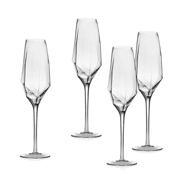 GODINGER Isla Champagne Flute, Set Of 4 - Clear