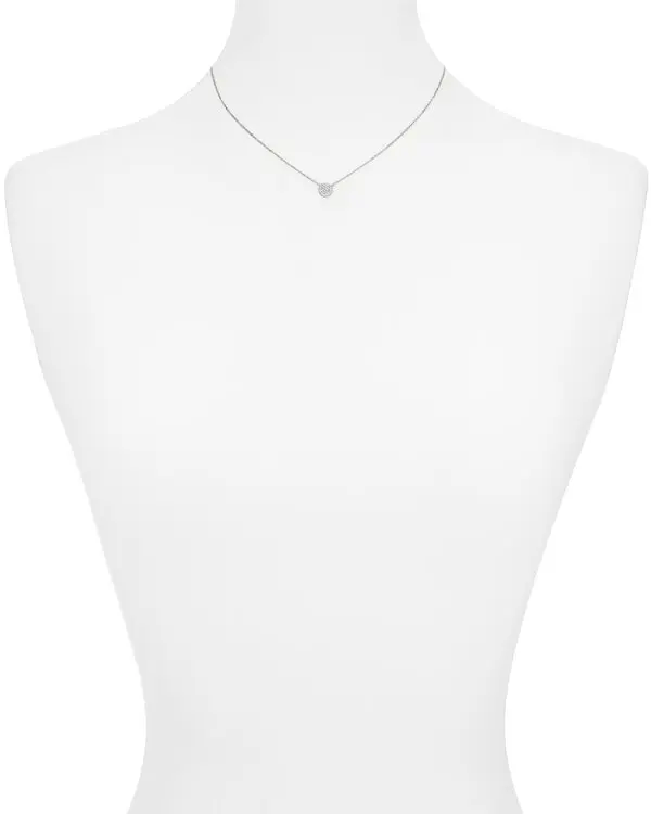 Nadri Small Circle Pendant Necklace