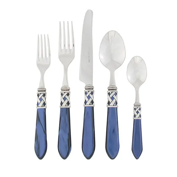 VIETRI Aladdin Antique Five-piece Place Setting Set Of 4 - Blue