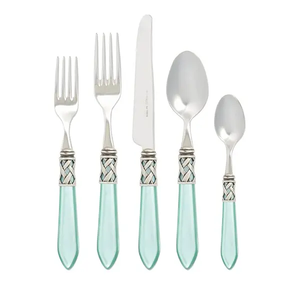 VIETRI Aladdin Antique Five-piece Place Setting Set Of 4 - Turquoise