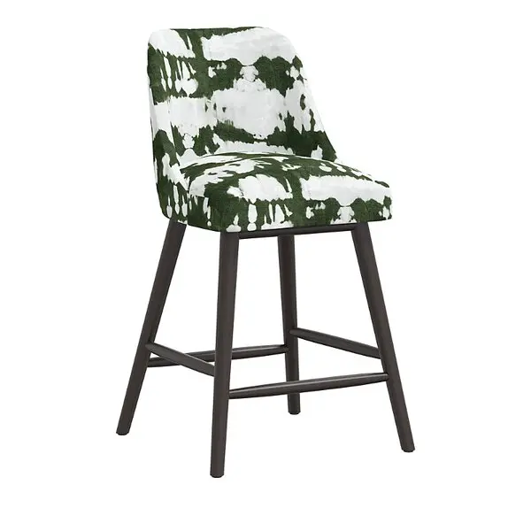 SKYLINE FURNITURE Sparrow & Wren Anita Counter Stool - Reverse Dye Green