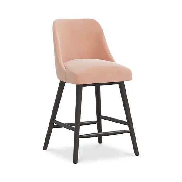 SKYLINE FURNITURE Sparrow & Wren Anita Counter Stool - Titan Pink Champagne