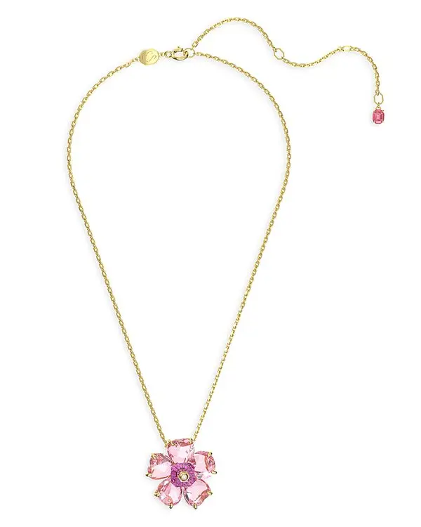 SWAROVSKI Idyllia Crystal Pendant Necklace - Pink