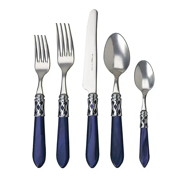 VIETRI Aladdin Brilliant Five-piece Place Setting Set Of 4 - Blue