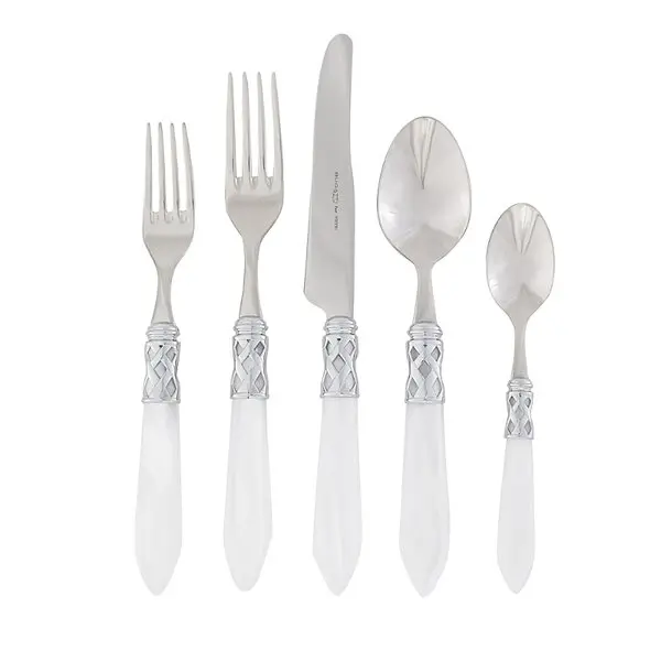 VIETRI Aladdin Brilliant Five-piece Place Setting Set Of 4 - White
