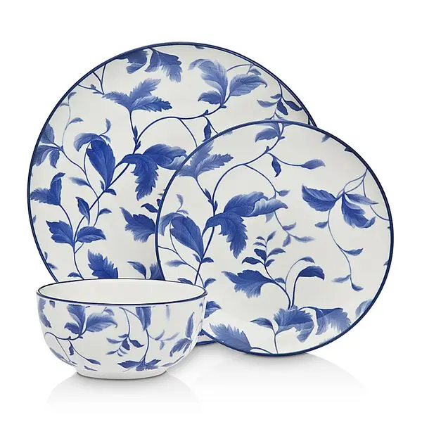 GODINGER Arleigh 12-piece Dinnerware Set - Blue