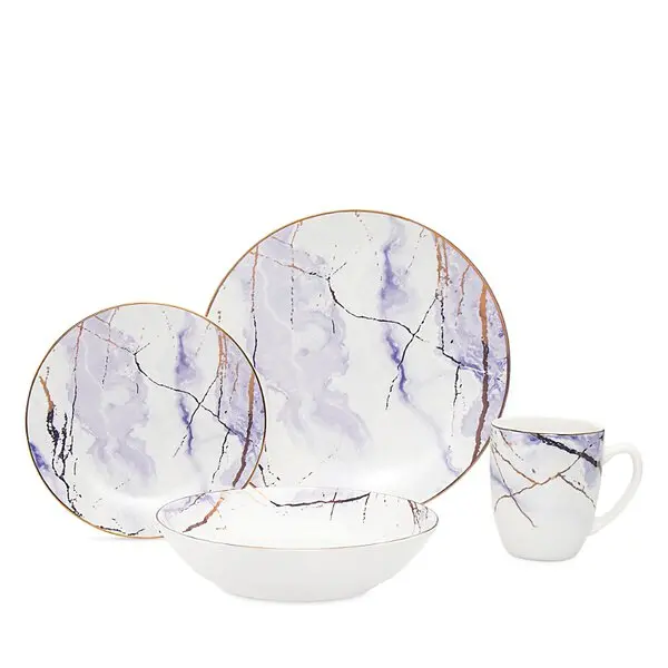 GODINGER Devon 16 Piece Dinnerware Set - Multi