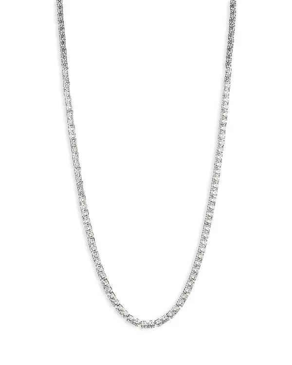 Nadri Cubic Zirconia Strand Necklace - Silver
