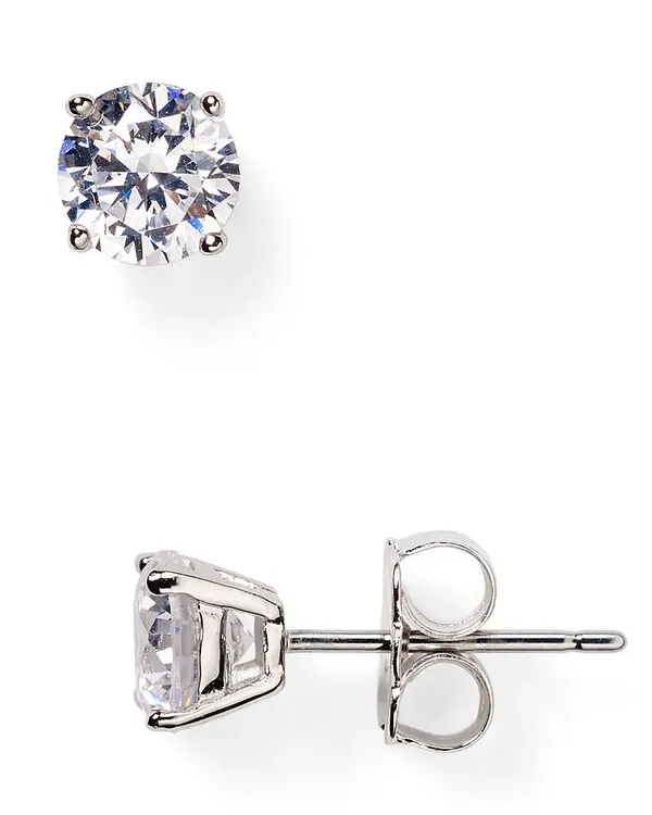 Nadri Stud Earrings - Silver