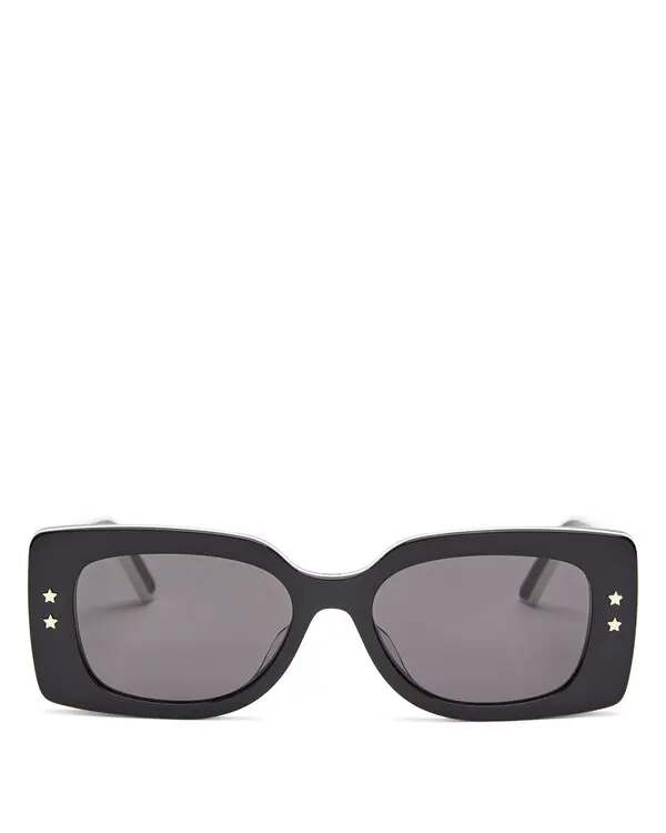 Dior Diorpacific S1u Rectangular Sunglasses - Black/gray Solid