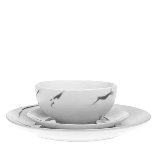 GODINGER Boulon 12 Piece Porcelain Dinnerware Set
