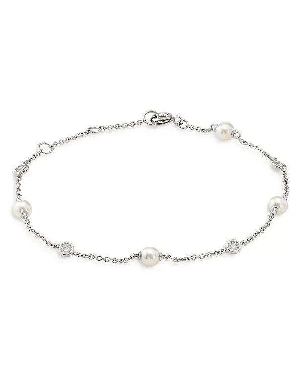 Nadri Emilia Station Bracelet - Rhodium