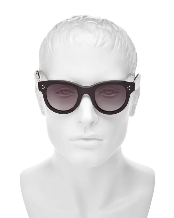 Celine Bold 3 Dots Round Sunglasses, 48mm