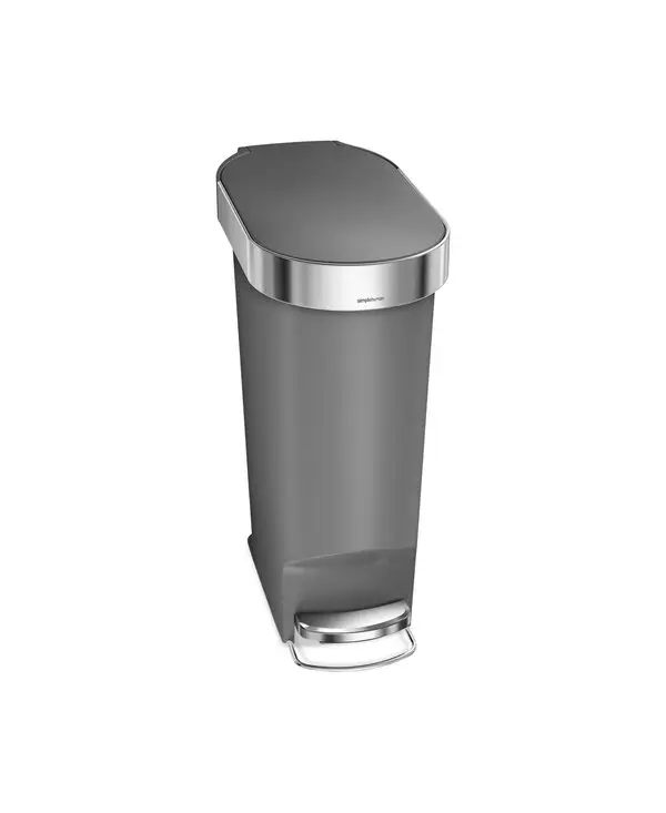 SIMPLEHUMAN 40 Liter Slim Kitchen Trash Can