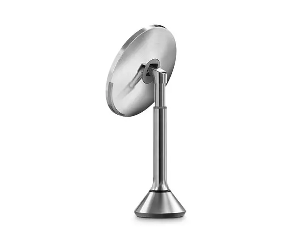SIMPLEHUMAN 8 Sensor Makeup Mirror, 5x Magnification & Adjustable Brightness - Silver