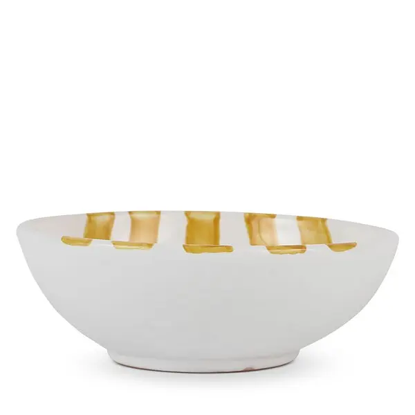 VIETRI Amalfitana Stripe Cereal Bowl - Yellow