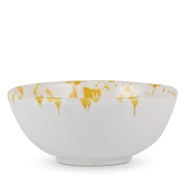 VIETRI Amalfitana Splatter Dipping Bowl - Yellow