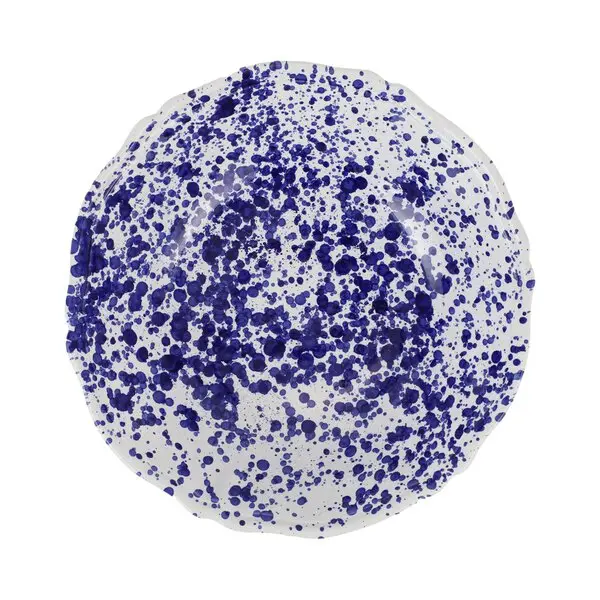 VIETRI Amalfitana Splatter Serving Bowl - Dark Blue