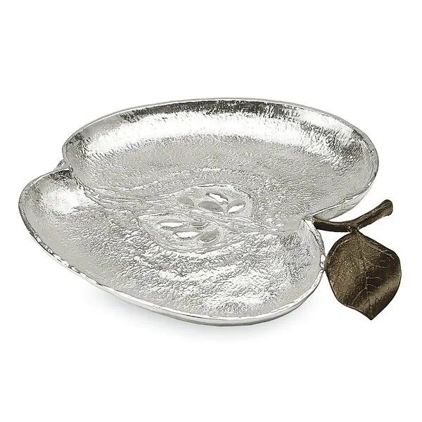 Michael Aram Apple Plate - Nickel Plate