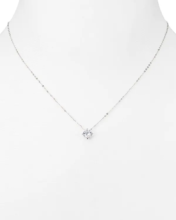 Nadri Pendant Necklace - Silver