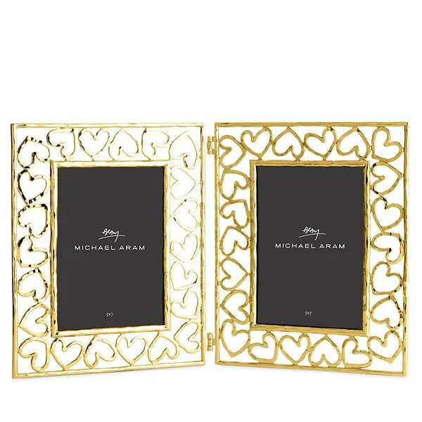 Michael Aram Heart Hinged Frame, 5 X 7 - Gold