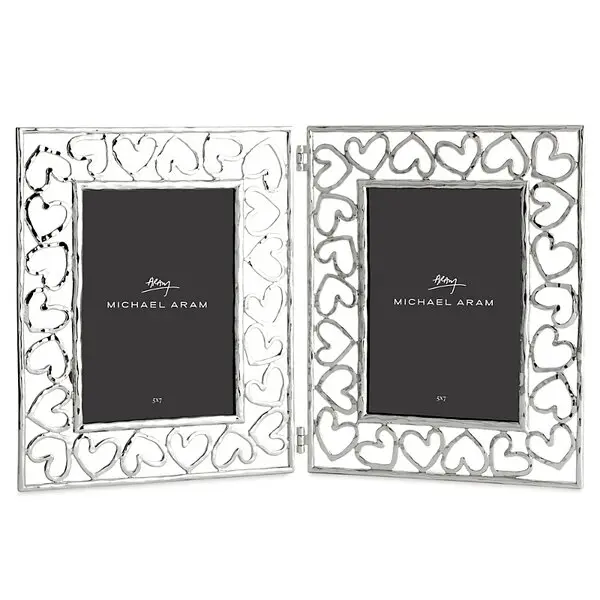 Michael Aram Heart Hinged Frame, 5 X 7 - Silver