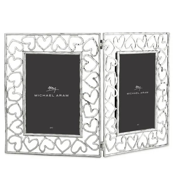 Michael Aram Heart Hinged Frame, 5 X 7 - Silver