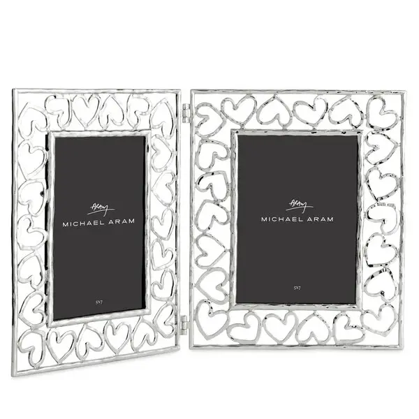 Michael Aram Heart Hinged Frame, 5 X 7 - Silver