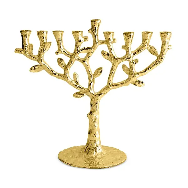 Michael Aram Tree Of Life Menorah - Gold