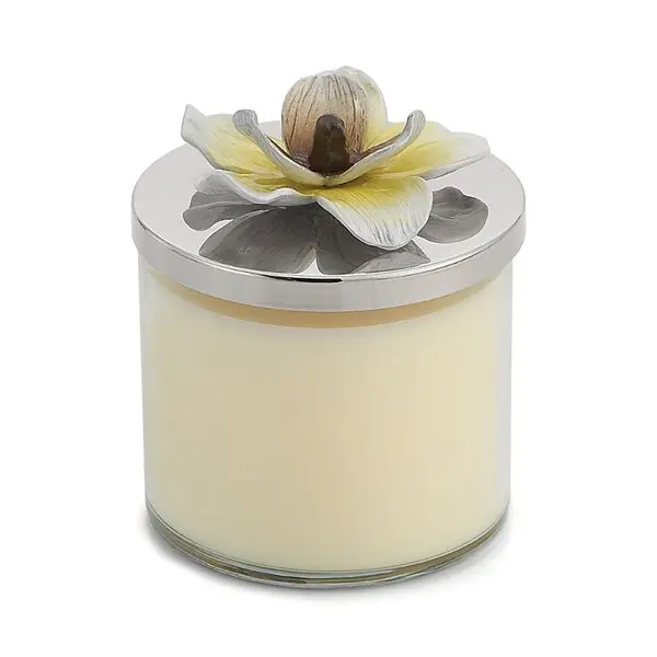 Michael Aram Magnolia Candle - Silver/yellow