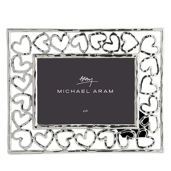 Michael Aram Heart Photo Frame, 4 X 6 - Silver