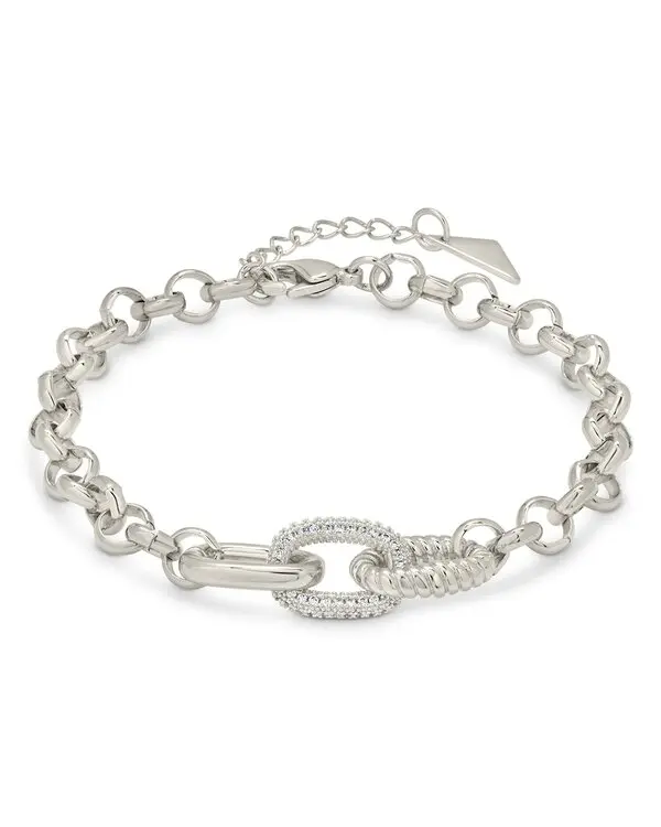Sterling Forever Jaycee Bracelet - Silver