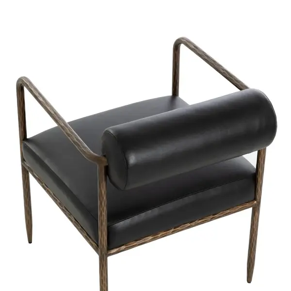 SUNPAN Ajani Dining Armchair - Charcoal Black