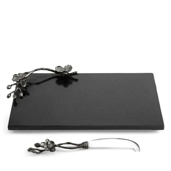 Michael Aram Orchid Small Cheeseboard & Knife
