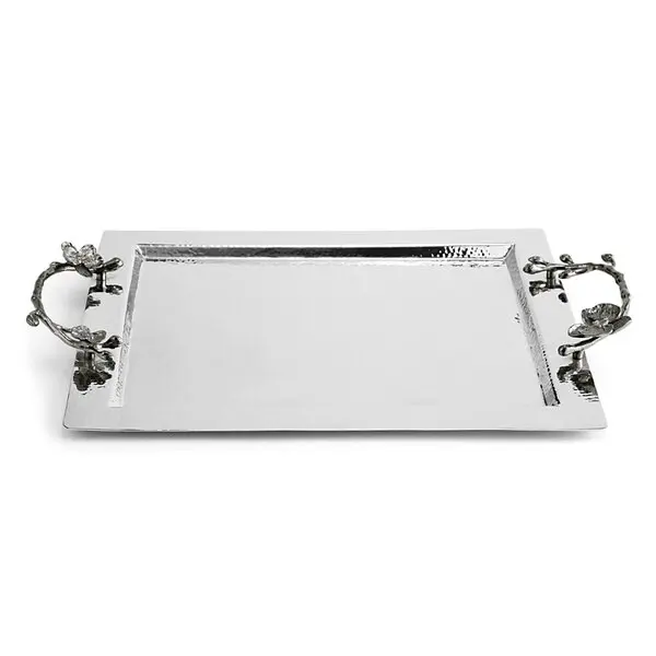 Michael Aram Black Orchid Serving Tray - Silver