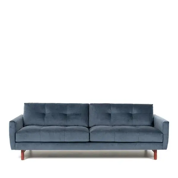 AMERICAN LEATHER Carmet Velvet Low Profile Sofa