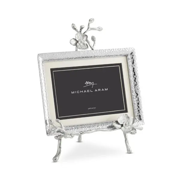 Michael Aram White Orchid Easel Frame, For 4 X 6 Photo