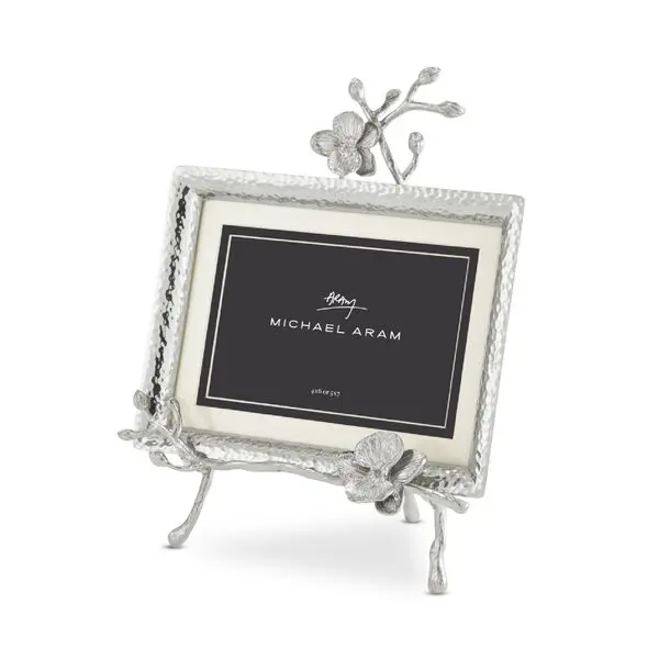 Michael Aram White Orchid Easel Frame, For 4 X 6 Photo