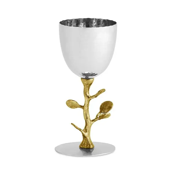 Michael Aram Botanical Leaf Kiddush Cup - Silver/gold