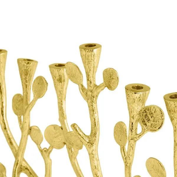 Michael Aram Botanical Leaf Menorah - Gold