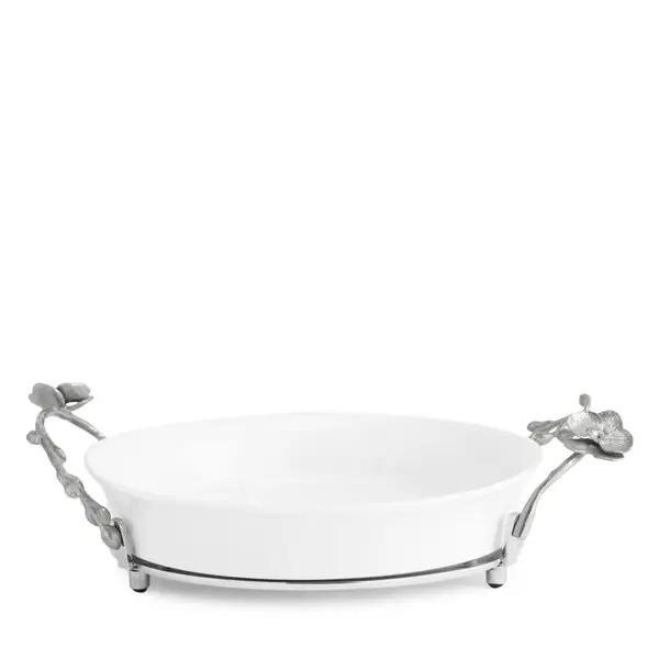 Michael Aram White Orchid Pie Plate