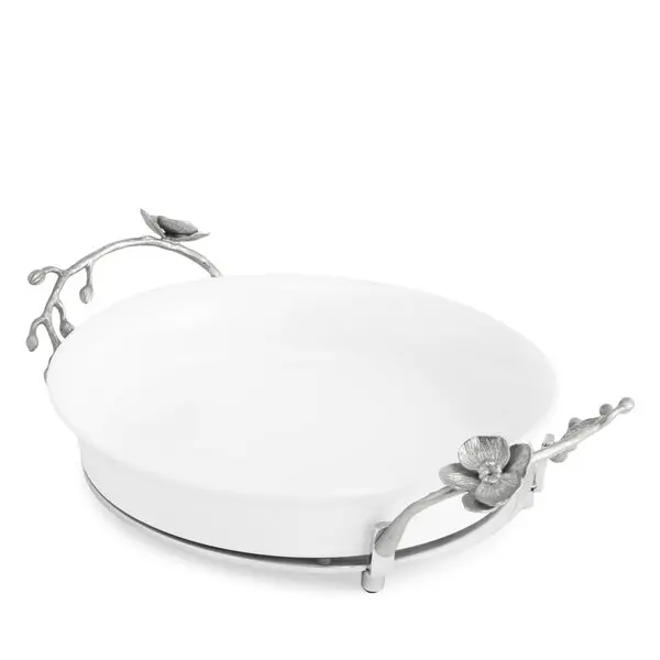 Michael Aram White Orchid Pie Plate